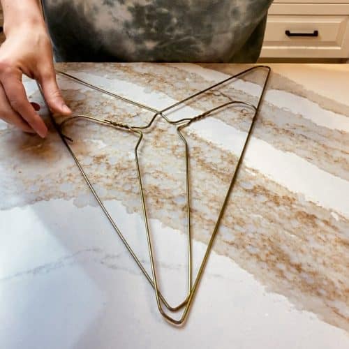 Wire Hanger Christmas Tree - Modern Harvest
