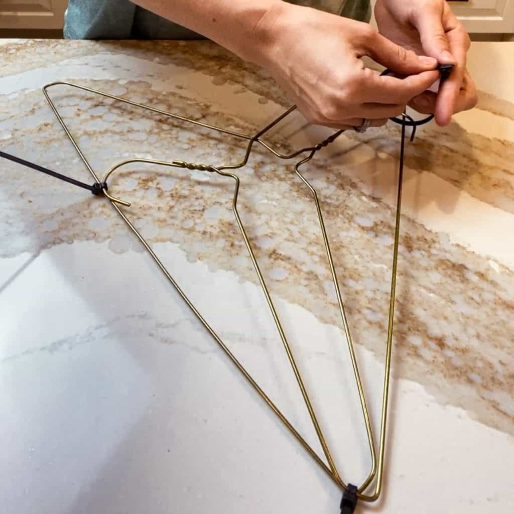 Wire Hanger Christmas Tree - Modern Harvest