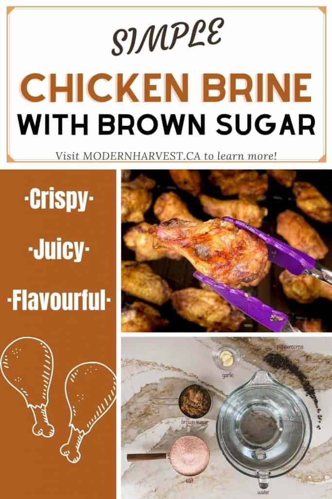 Simple Chicken Brine (With Brown Sugar) - Modern Harvest