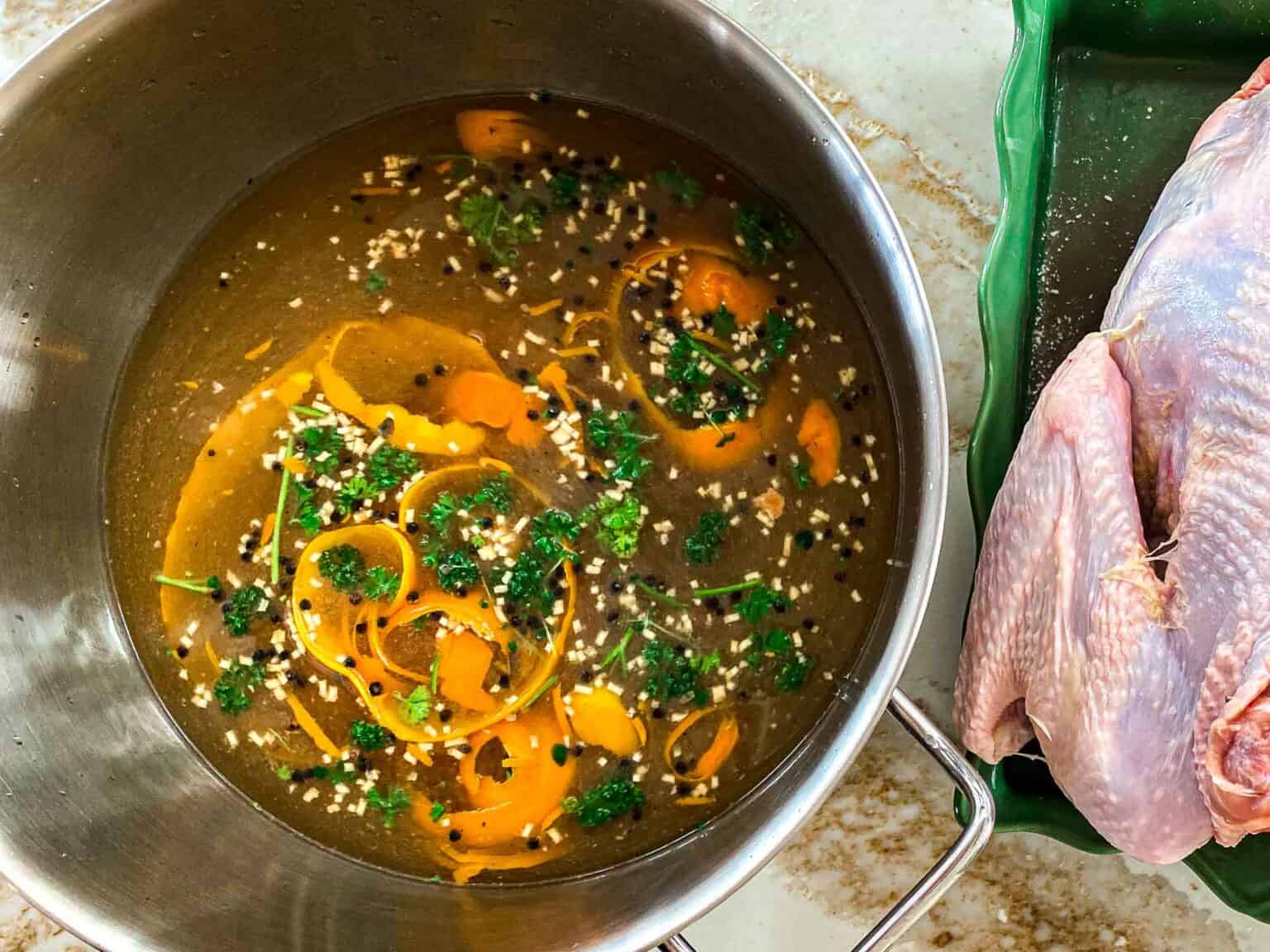 Simple Chicken Brine (With Brown Sugar) - Modern Harvest