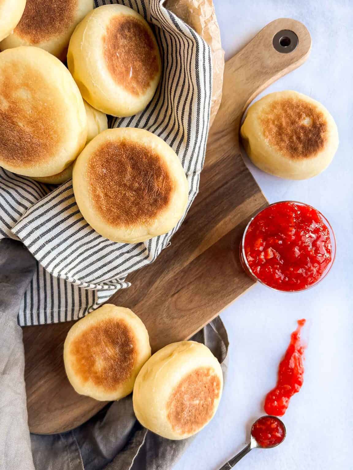 Sourdough Discard English Muffins - Modern Harvest